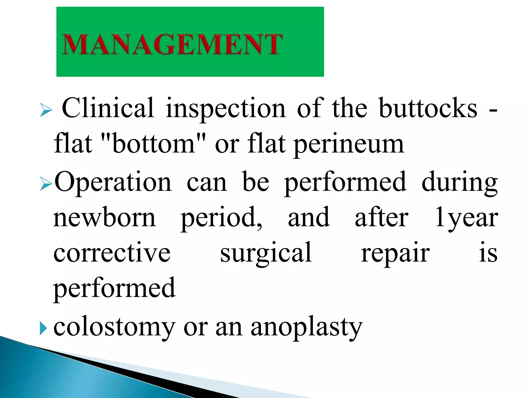Anorectal malformations in children | PPTX