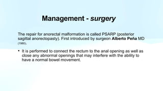 Anorectal malformations .pptx