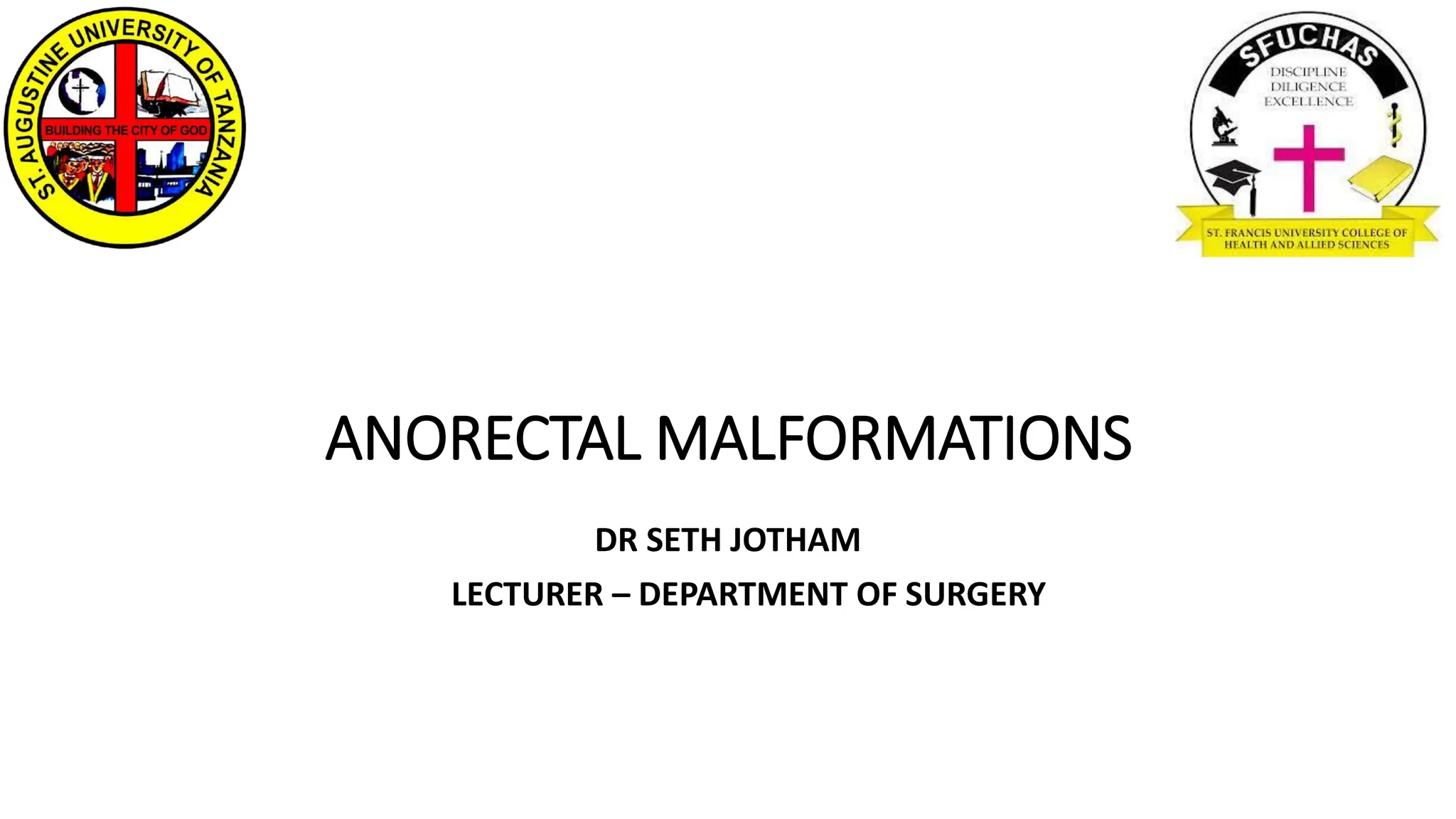 ANORECTAL MALFORMATIONS.pdf PEDIATRIC CONGENITAL MALFORMATIONS | PDF
