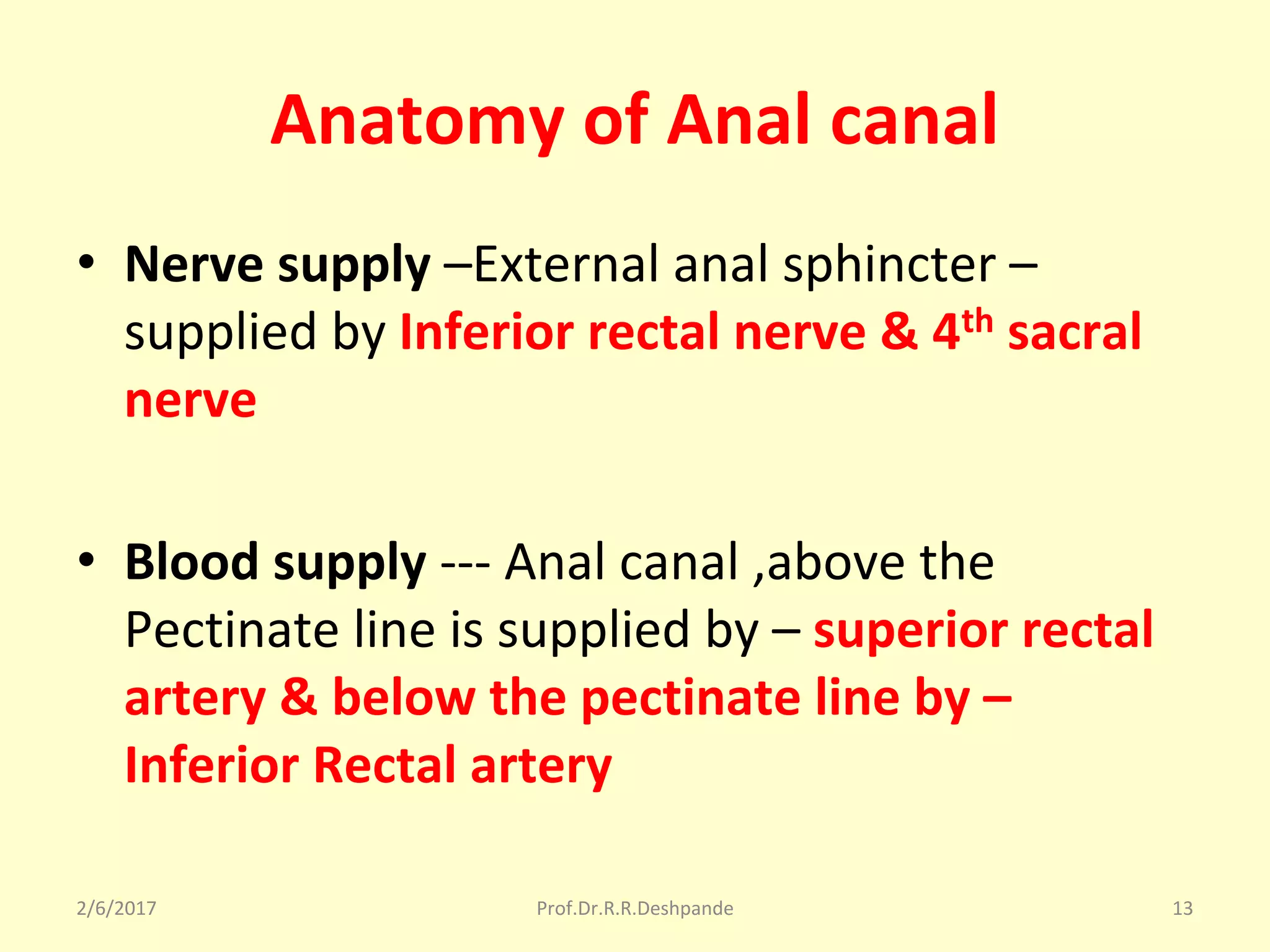 Ano rectal problems ppt | PDF