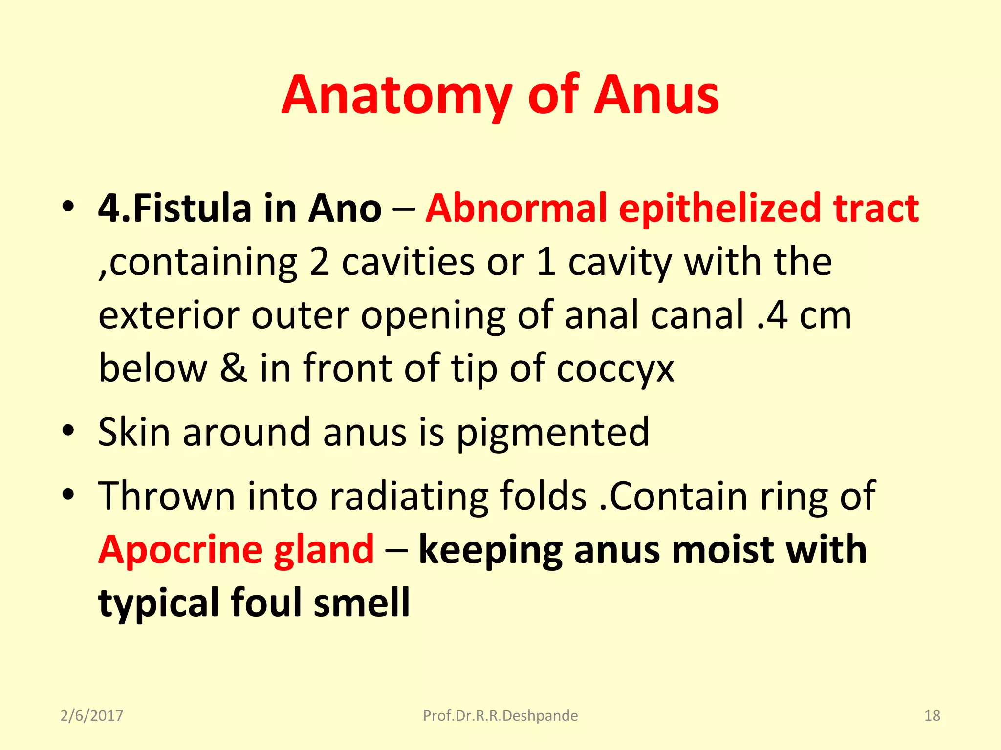 Ano rectal problems ppt | PDF