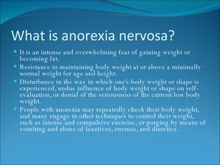 Anorexia | PPT