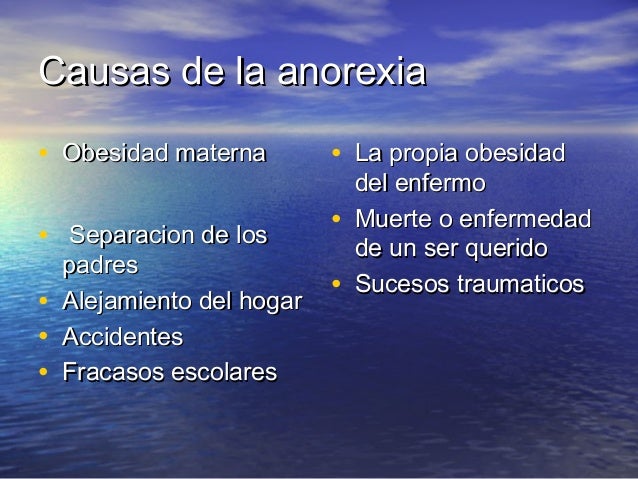 Causas Sintomas Y Prevencion De La Anorexia