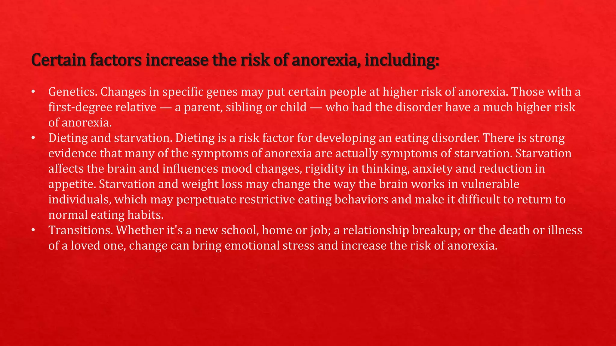 Anorexia | PPTX