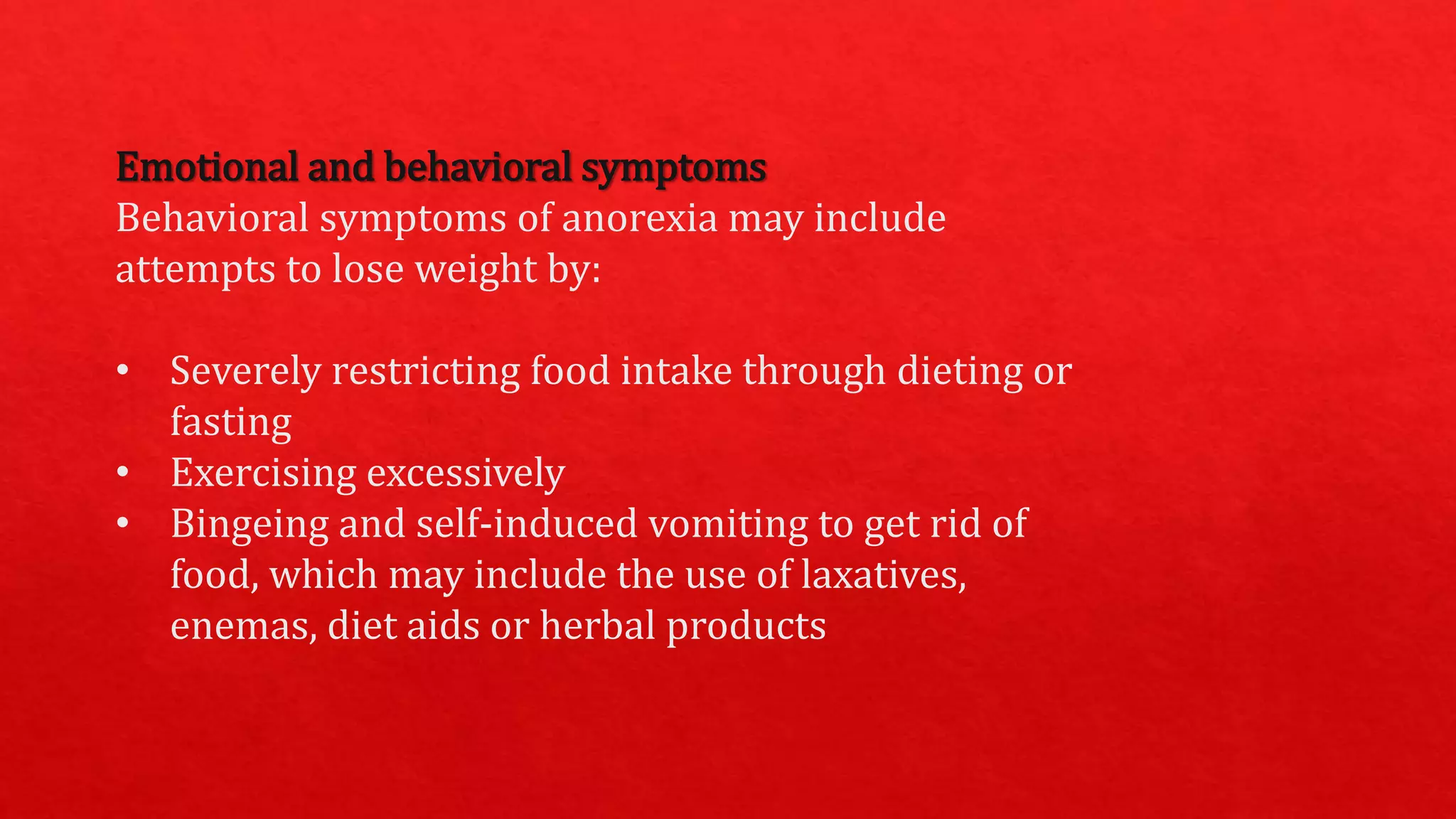Anorexia | PPTX