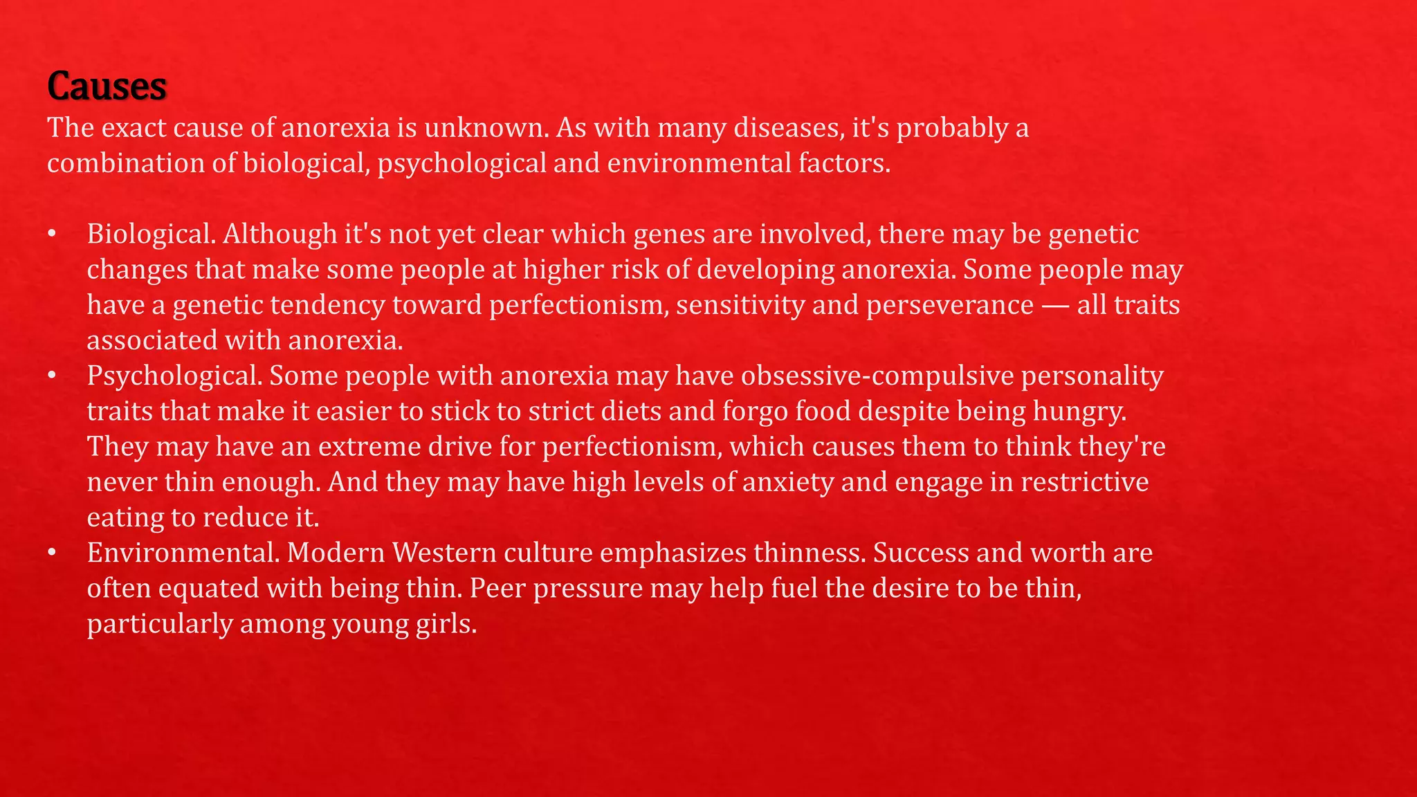 Anorexia | PPTX