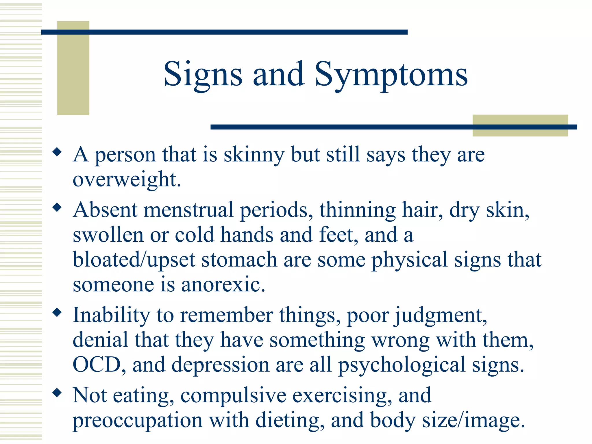 Anorexia Nervosa | PPT