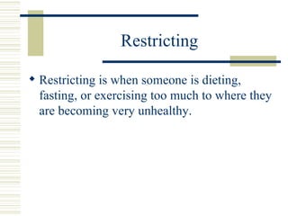 Anorexia Nervosa | PPT