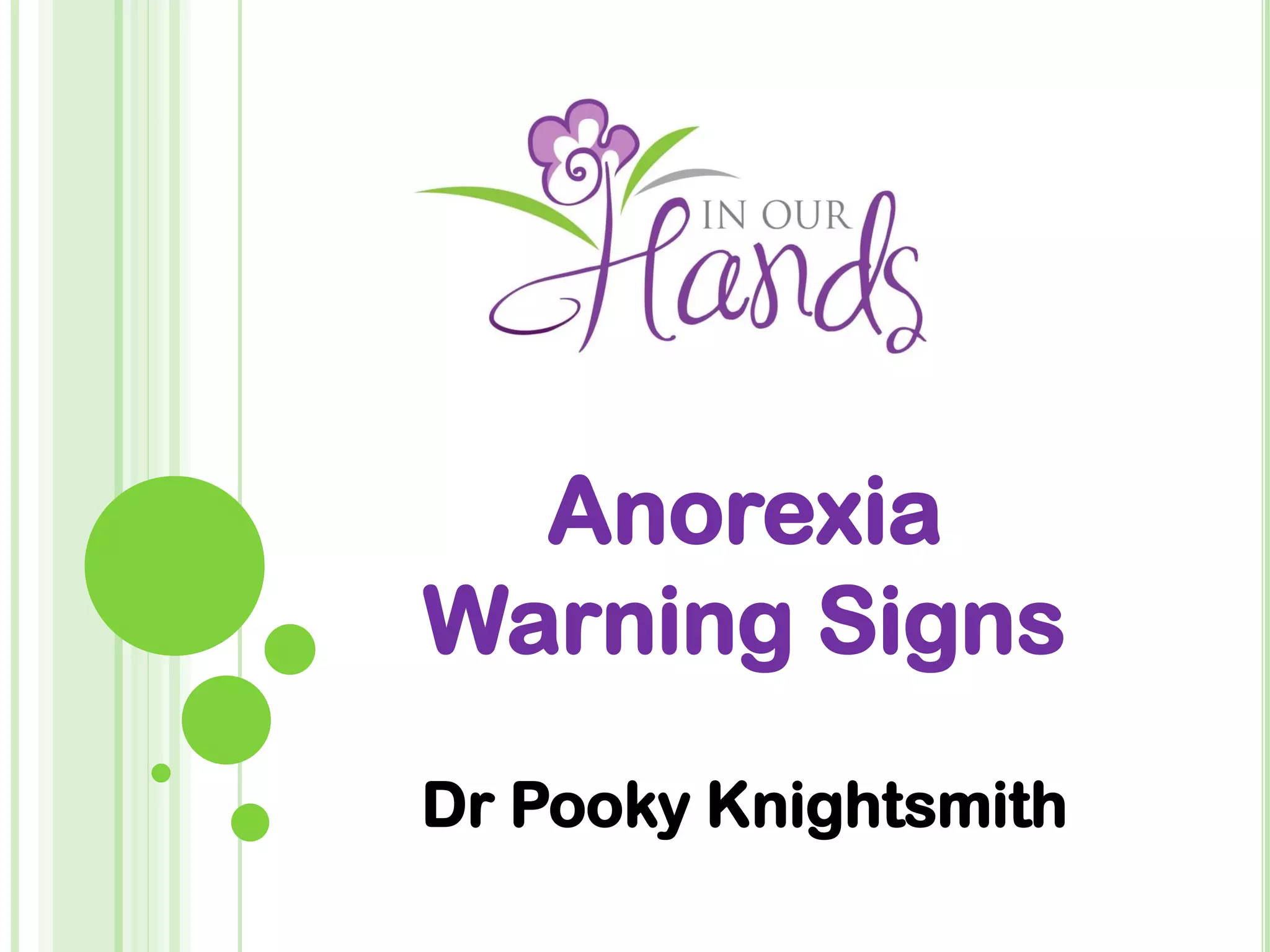 Anorexia Warning Signs Guide | PDF