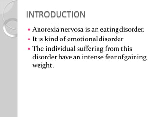 Anorexia | PPTX