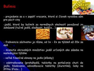 Anorexia a bulímia | PPT