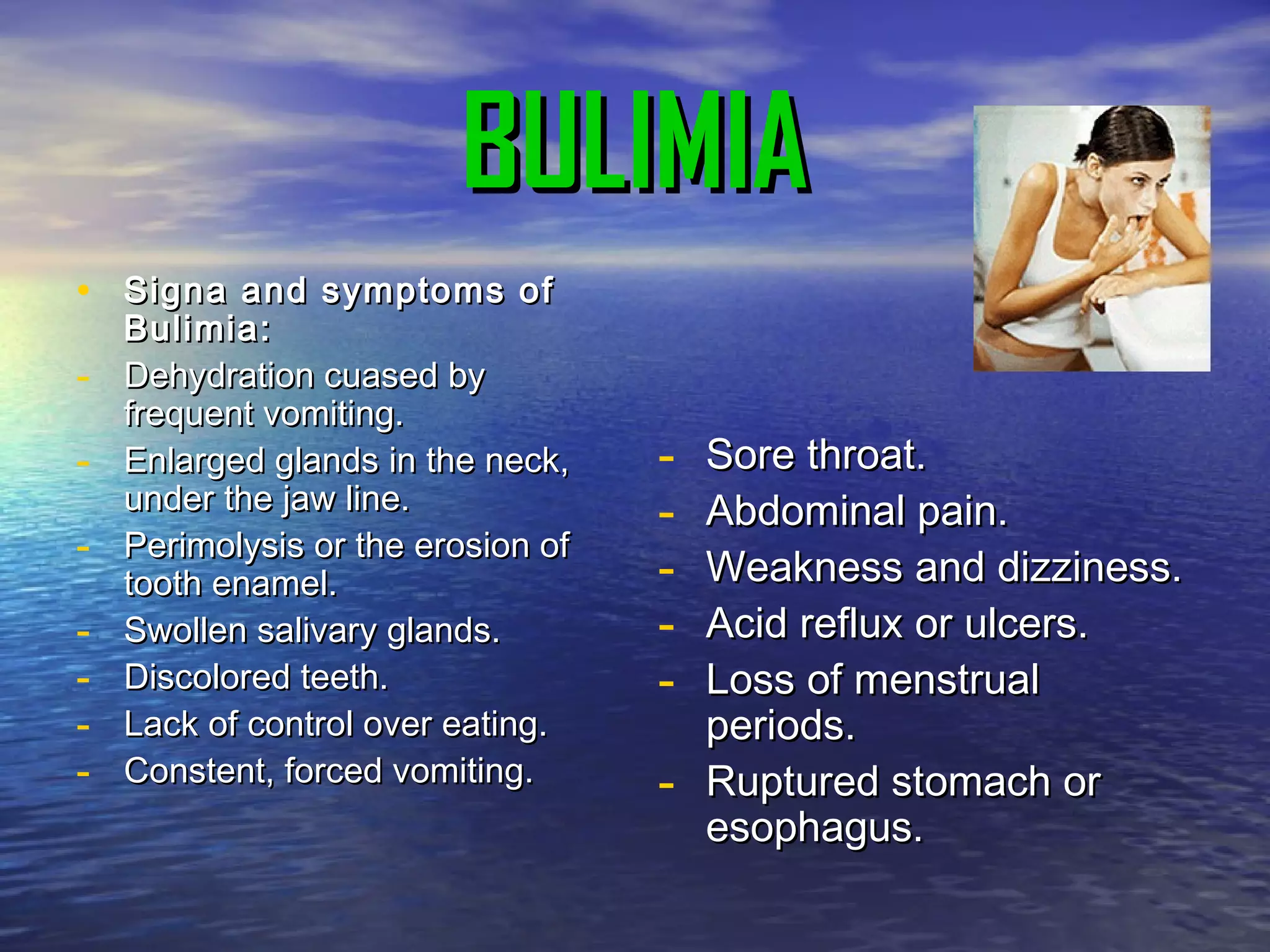 Anorexia bulimia | PPT | Digestive Disorders | Diseases and Conditions