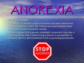 Anorexia bulimia | PPT | Digestive Disorders | Diseases and Conditions