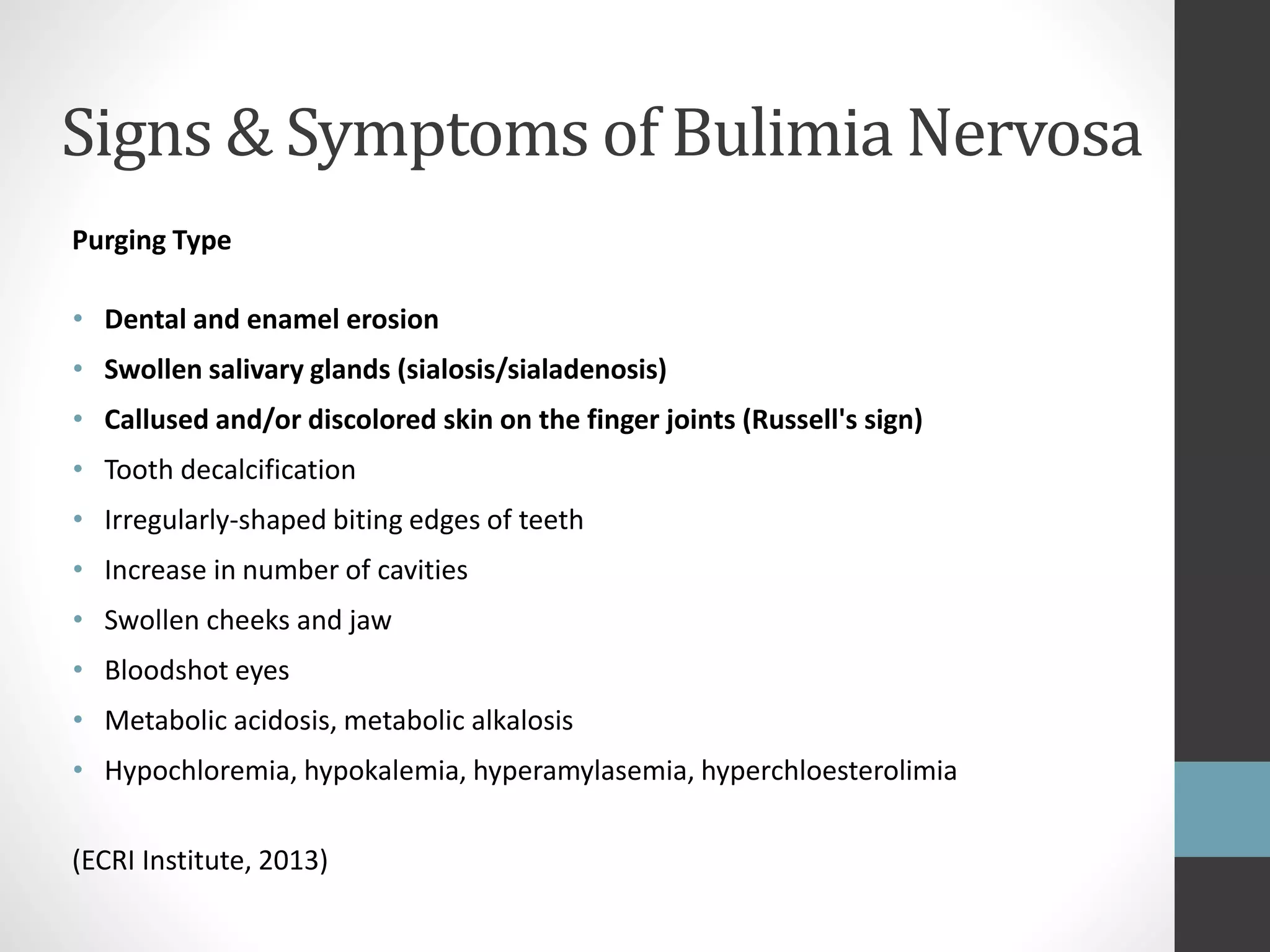 Anorexia & Bulimia presentation | PPTX