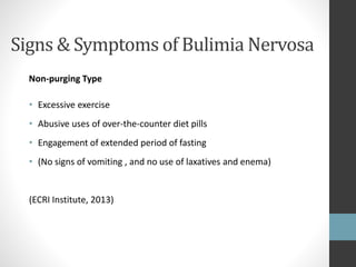 Anorexia & Bulimia presentation | PPTX