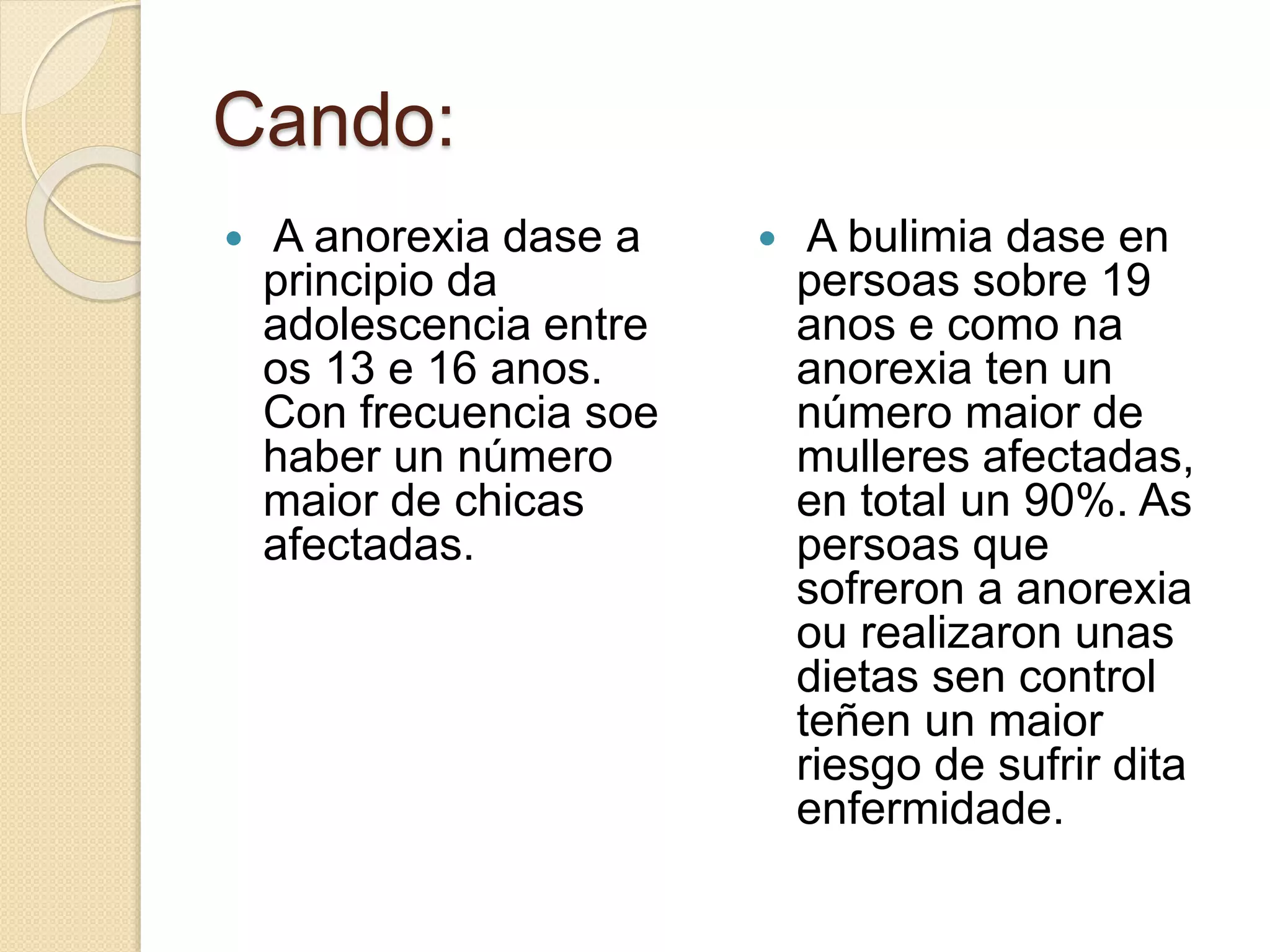Anorexia e bulimia (1) | PPT