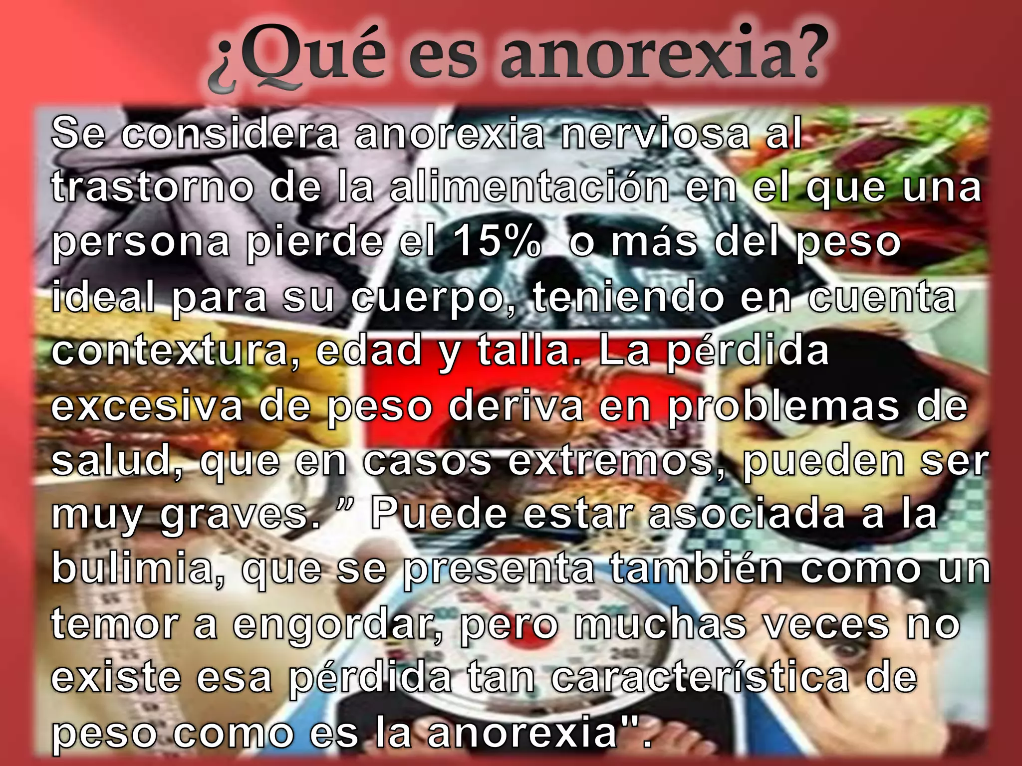 Anorexia nerviosa | PPTX