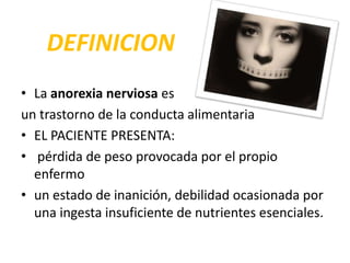 Anorexia nerviosa | PPTX
