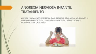 MANEJO ANOREXIA NERVIOSA INFANTIL PEDIATRICA | PPTX
