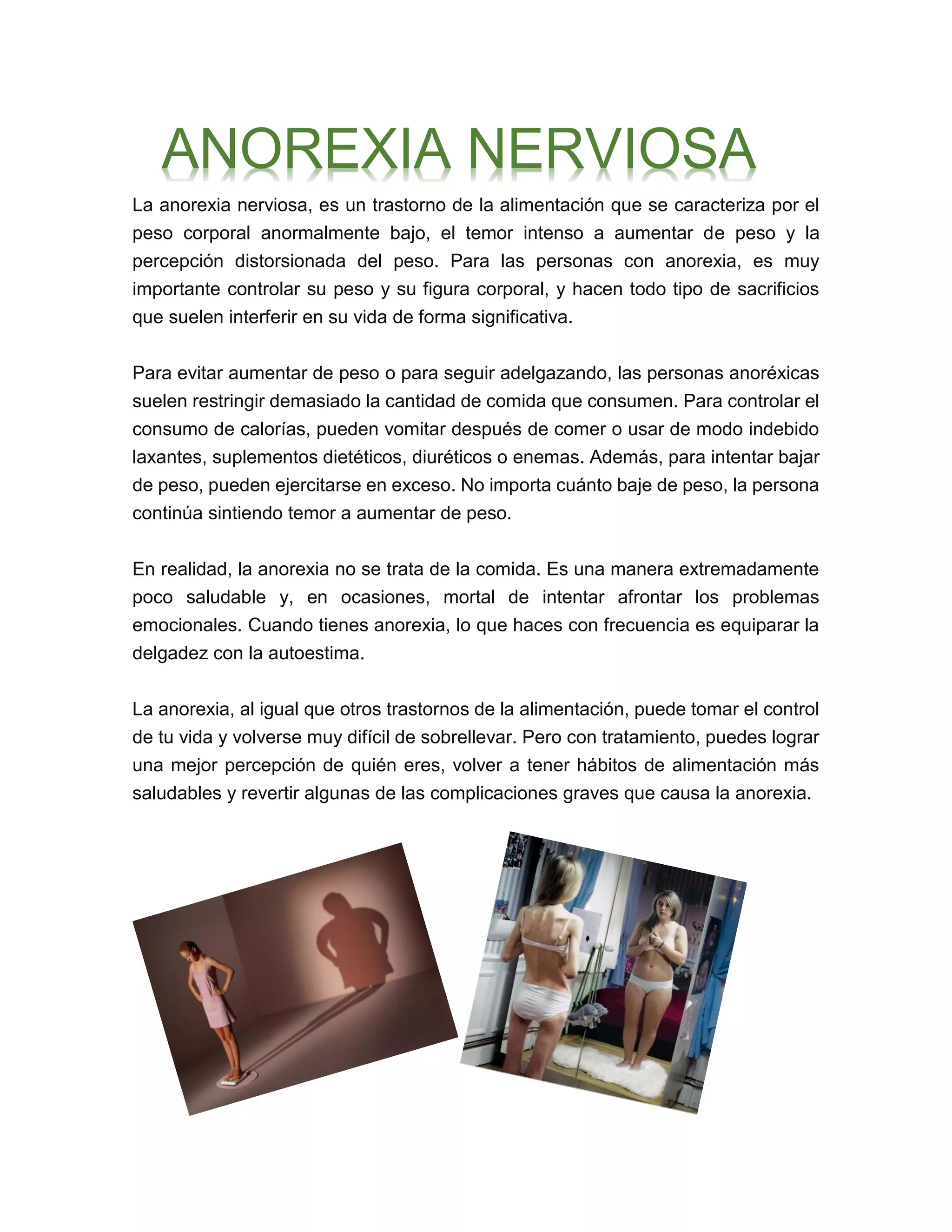 ANOREXIA NERVIOSA | PDF