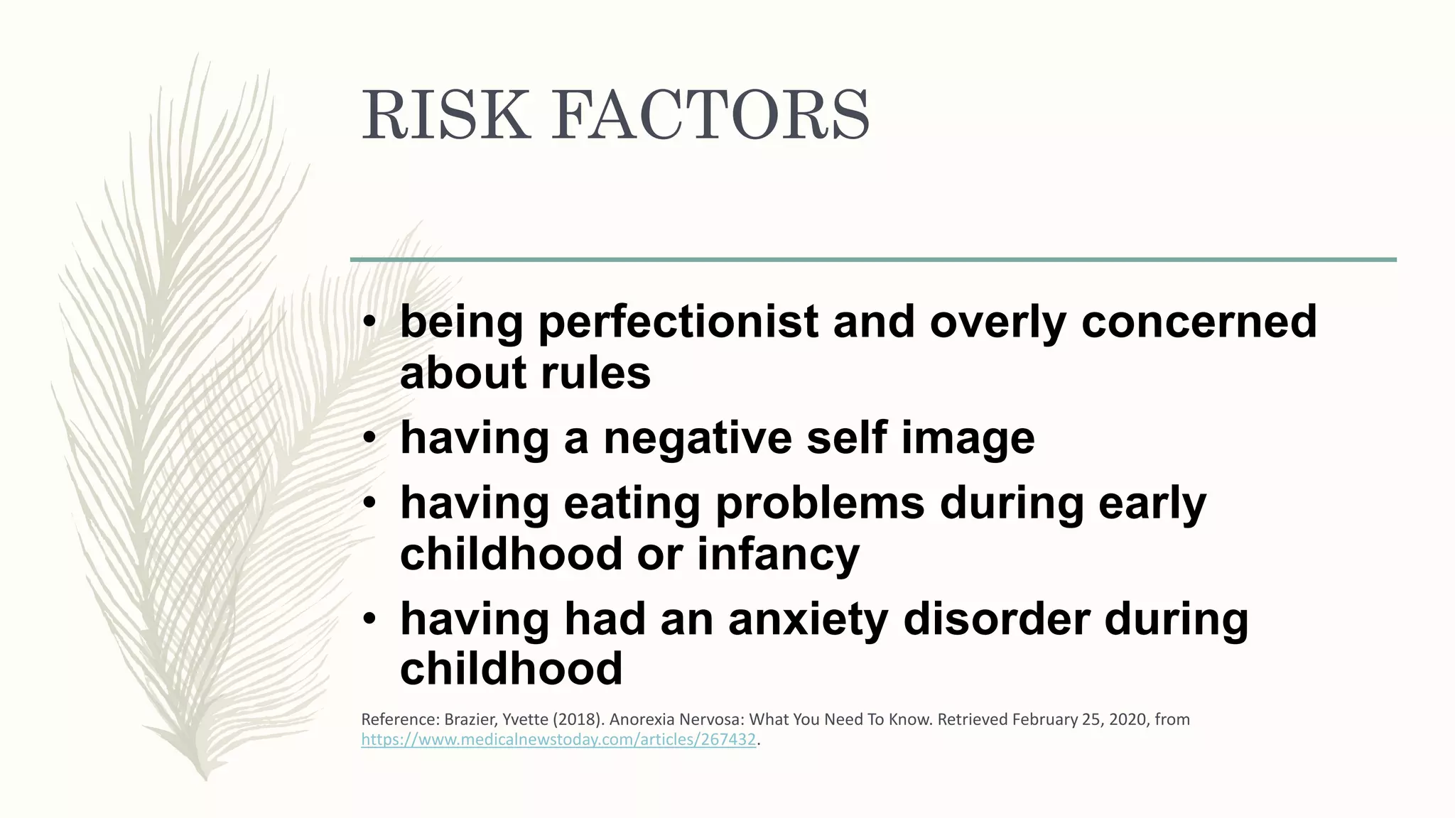 Anorexia Nervosa | PPTX
