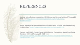 Anorexia Nervosa | PPTX