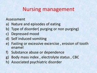 Anorexia nervosa | PPTX