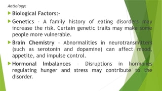 Anorexia Nervosa.pptx Eating disorder, loss of appetite | PPTX