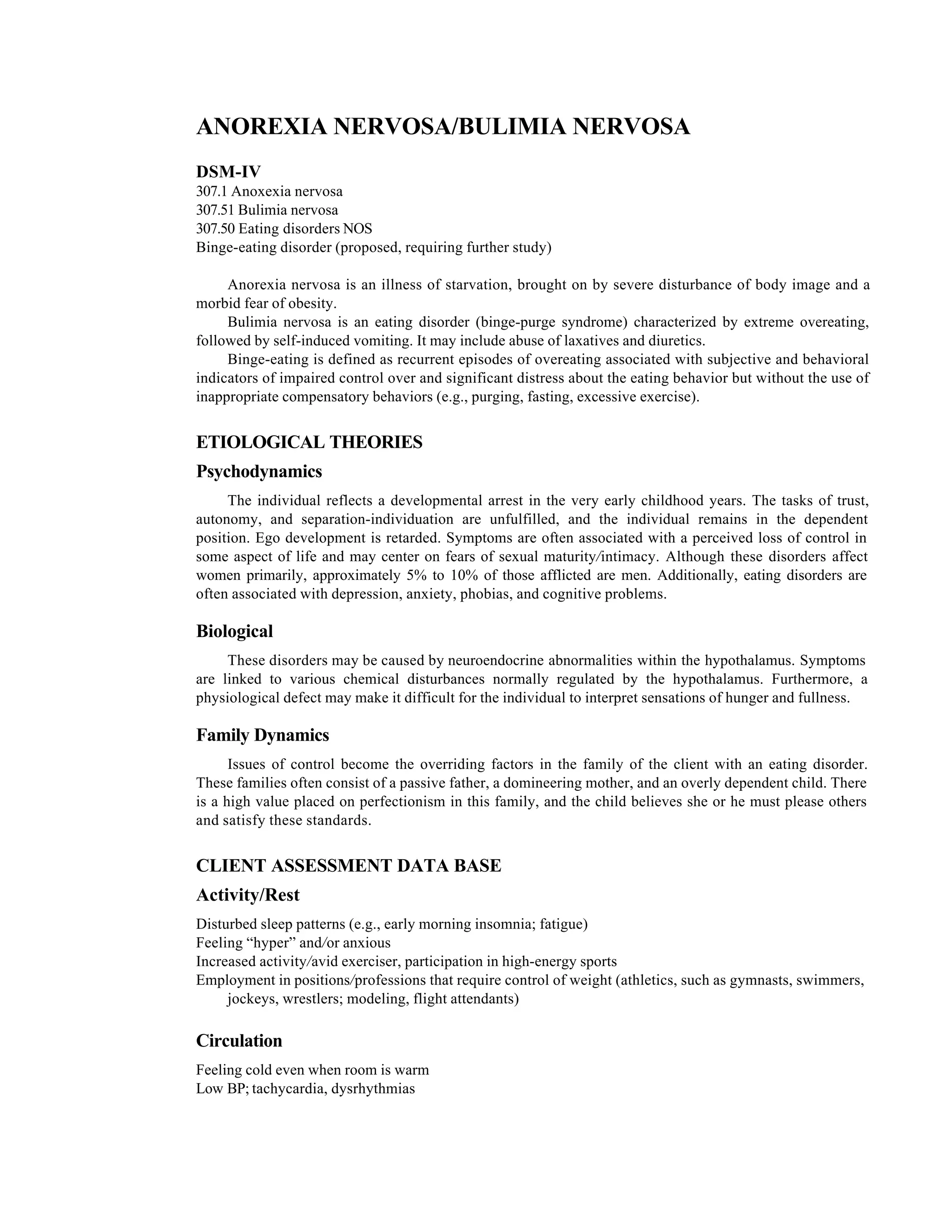 Anorexia nervosa bulimia nervosa | PDF