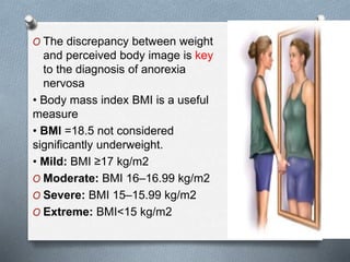 Anorexia nervosa | PPTX