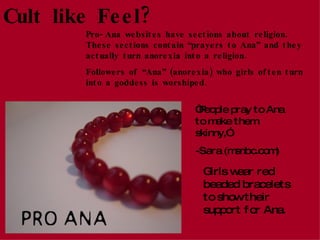 Pro Ana Bracelet