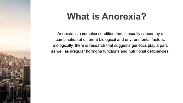 Anorexia Nervosa: Symptoms, Side Effects | PPT
