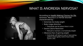 Anorexia and obesity: Two sides of the same coin | PPTX