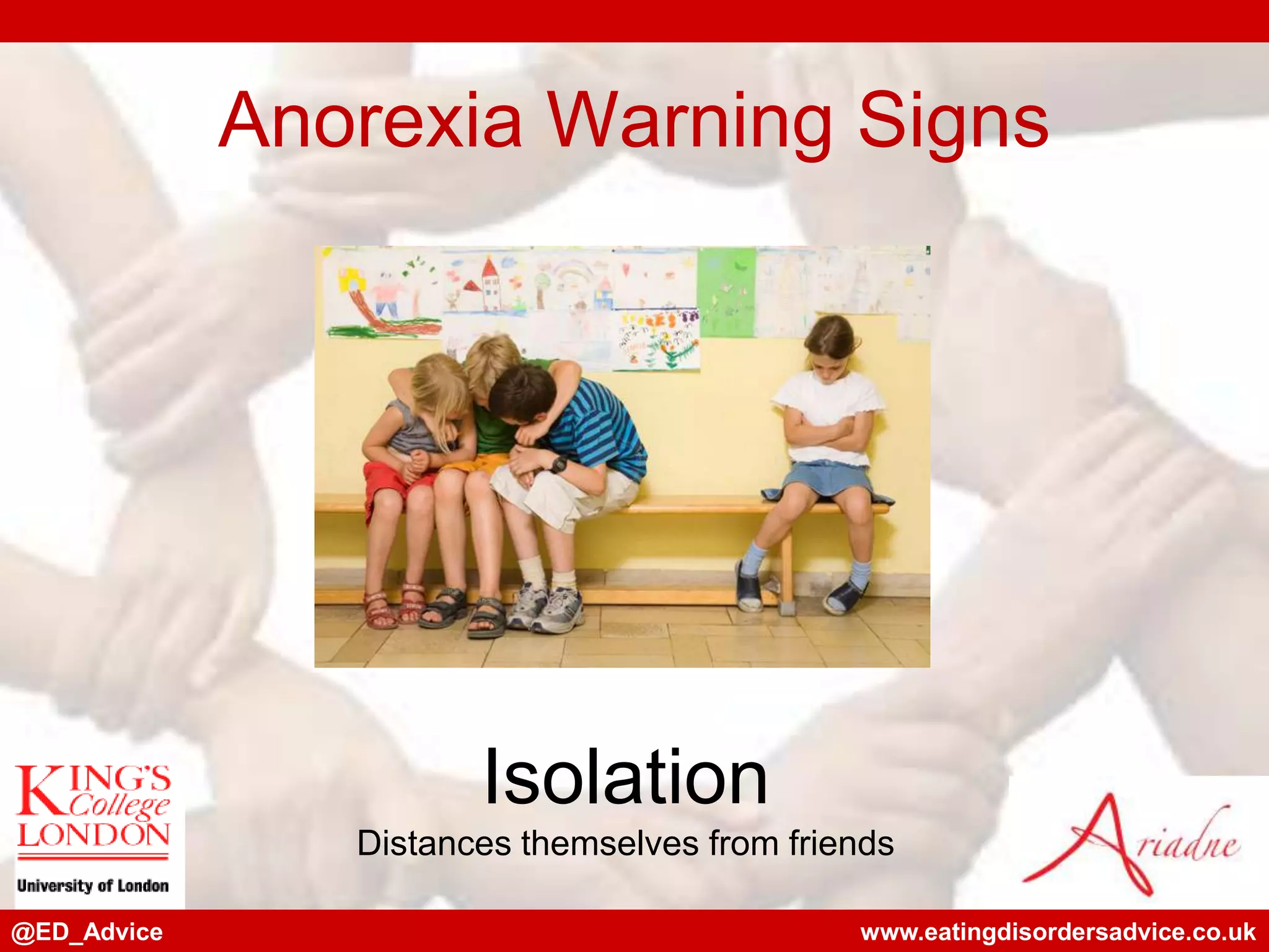 Anorexia warning signs | PPT