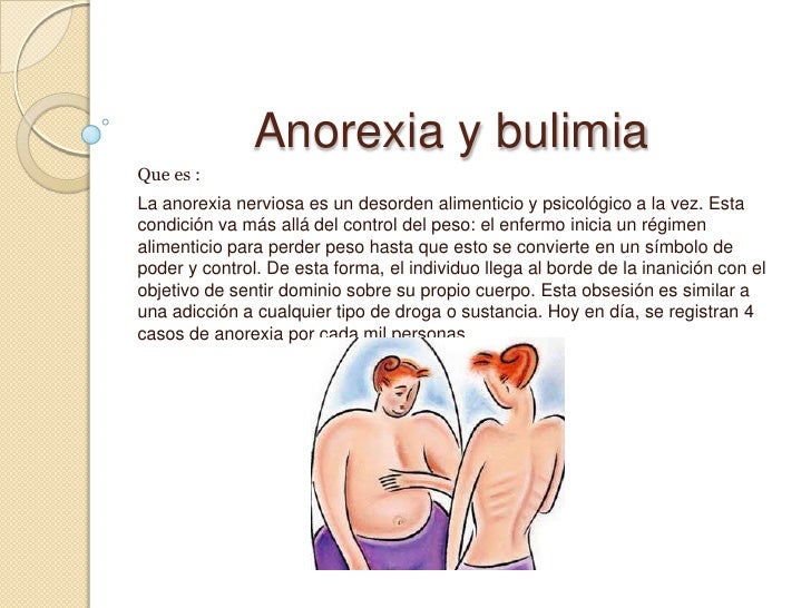 Anorexia Y Bulimia