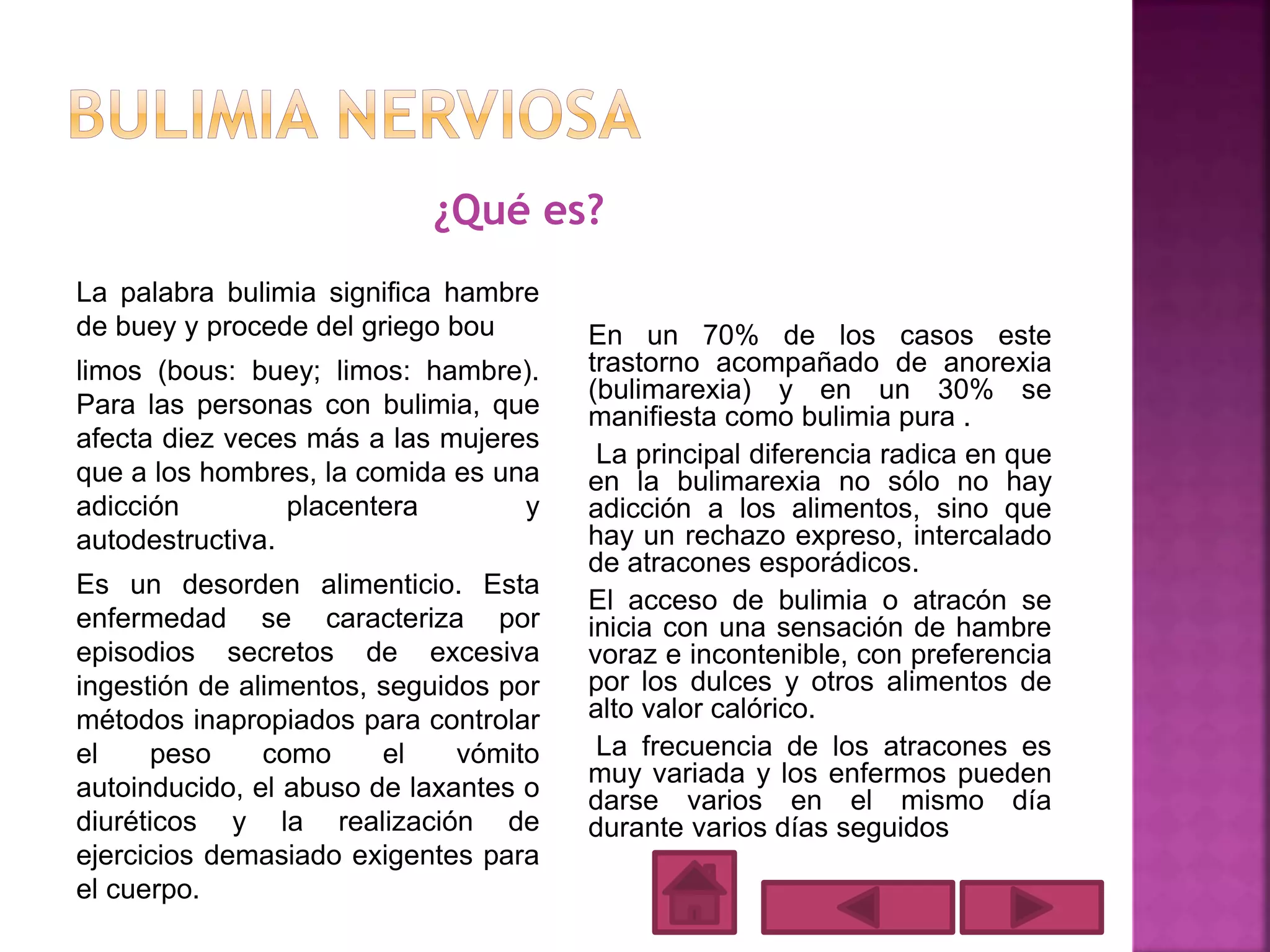 Anorexia y bulimia | PPSX | Digestive Disorders | Diseases and Conditions