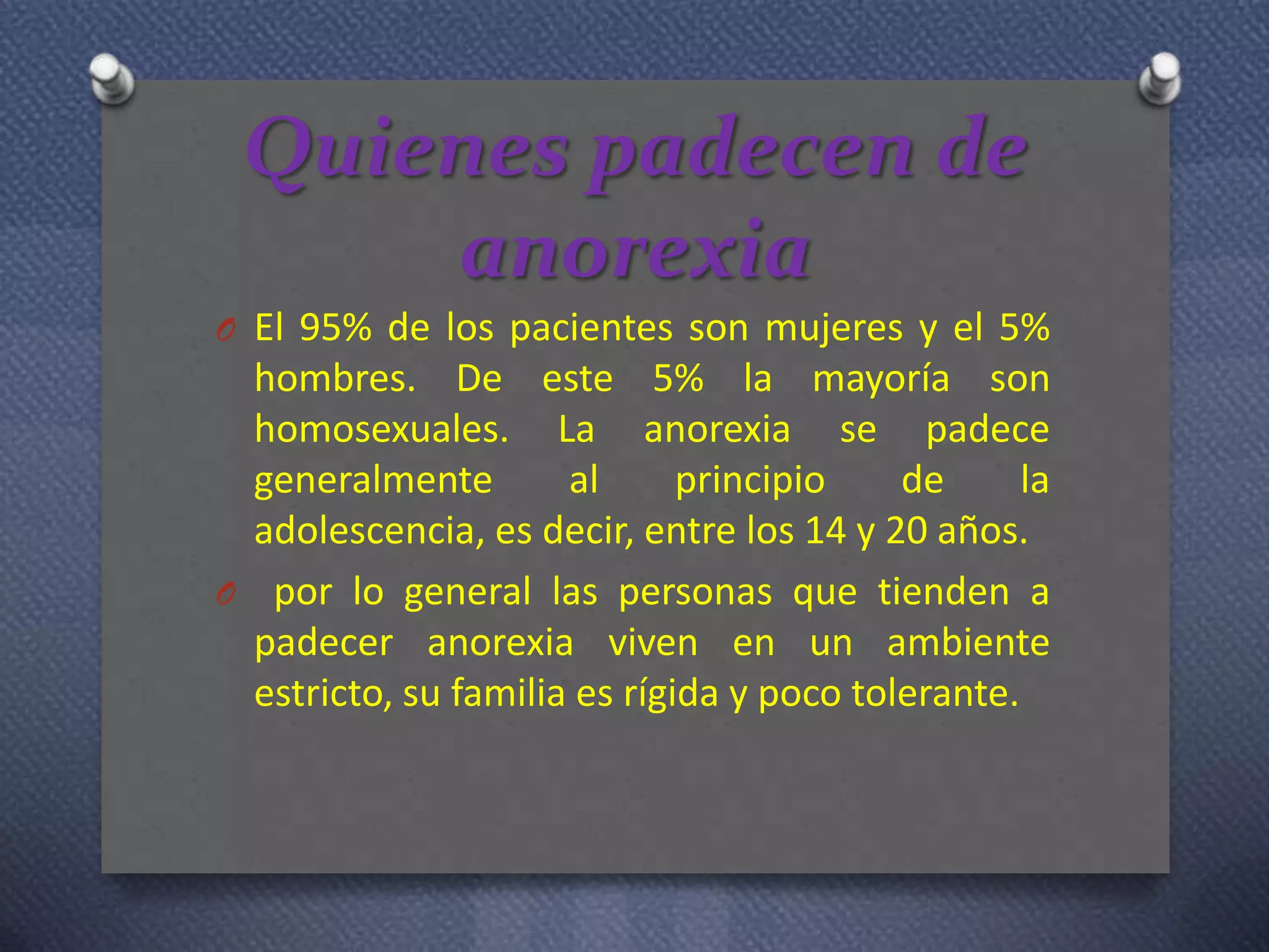 Anorexia y bulimia | PPT