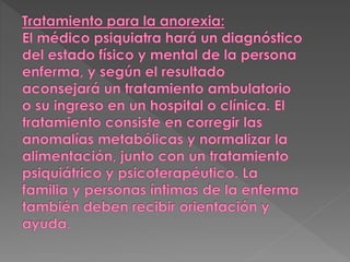 Anorexia y bulimia powerpoint | PPTX