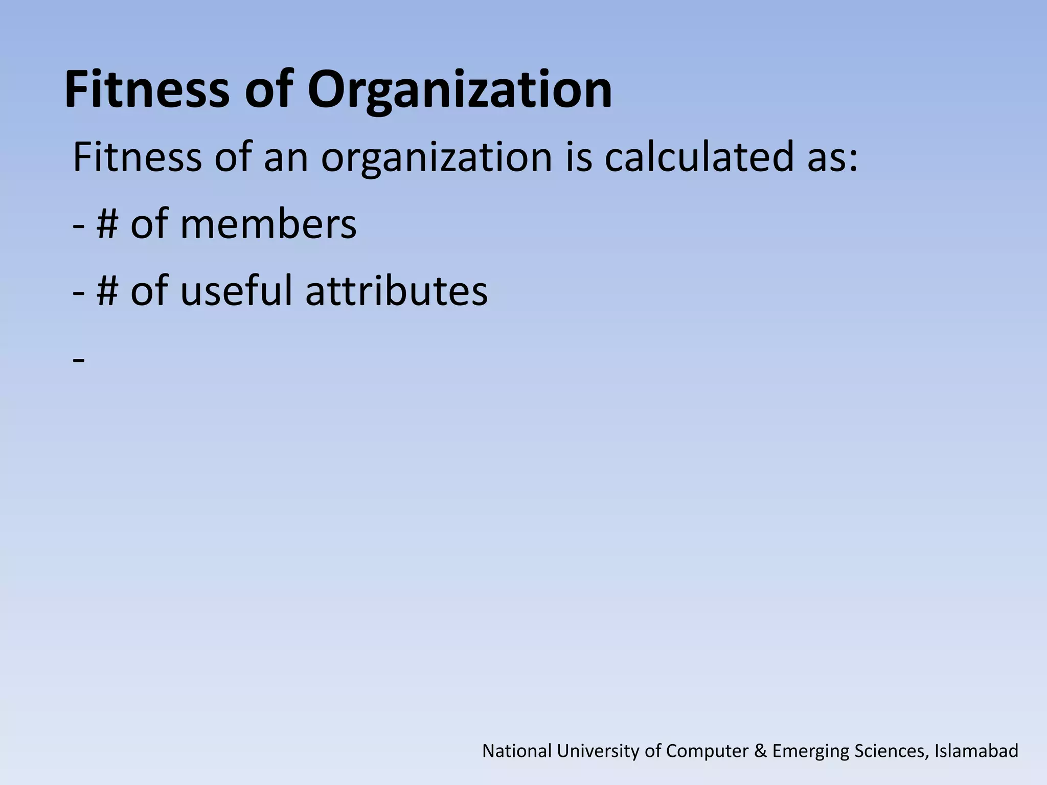 An Organizational Co Evolutionary Algorithm For Classification Ppt