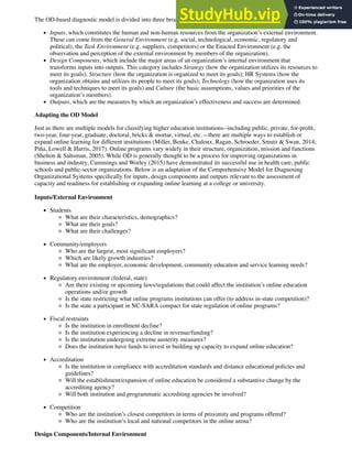 An Organizational Development Framework For Assessing Readiness And ...