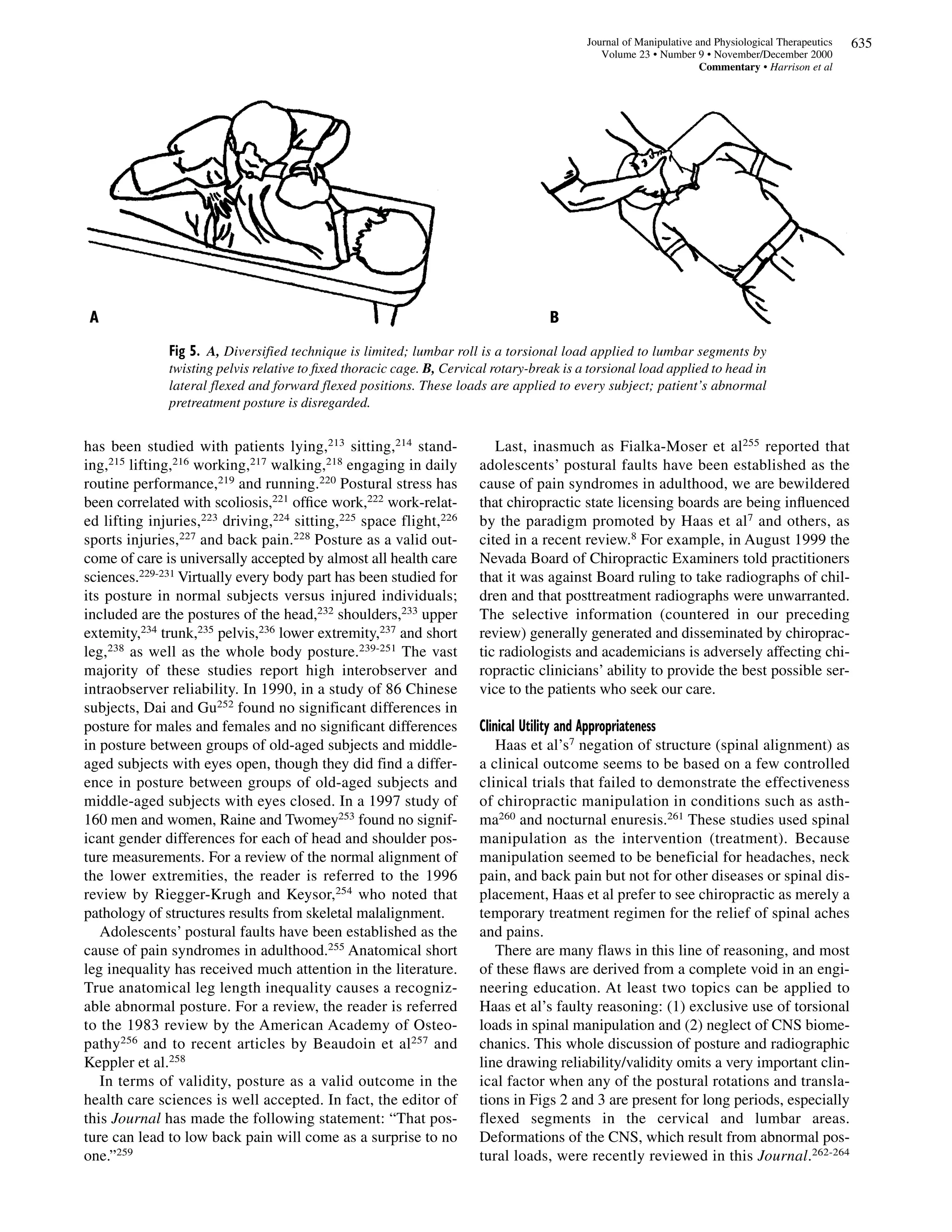 A Normal Spinal Position: It's Time to Accept the Evidence | PDF