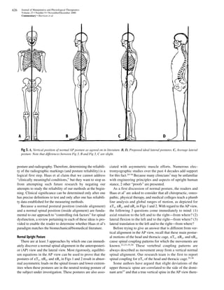 A Normal Spinal Position: It's Time to Accept the Evidence | PDF
