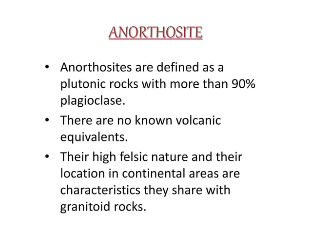 Anorthosite | PPTX