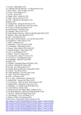 Anos 90 dance party hits | PDF