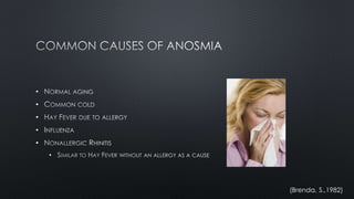 Anosmia Overview | PPTX