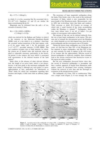 A Note On Early Earthquakes In Southern Tibet And Adjacent Regions.Pdf