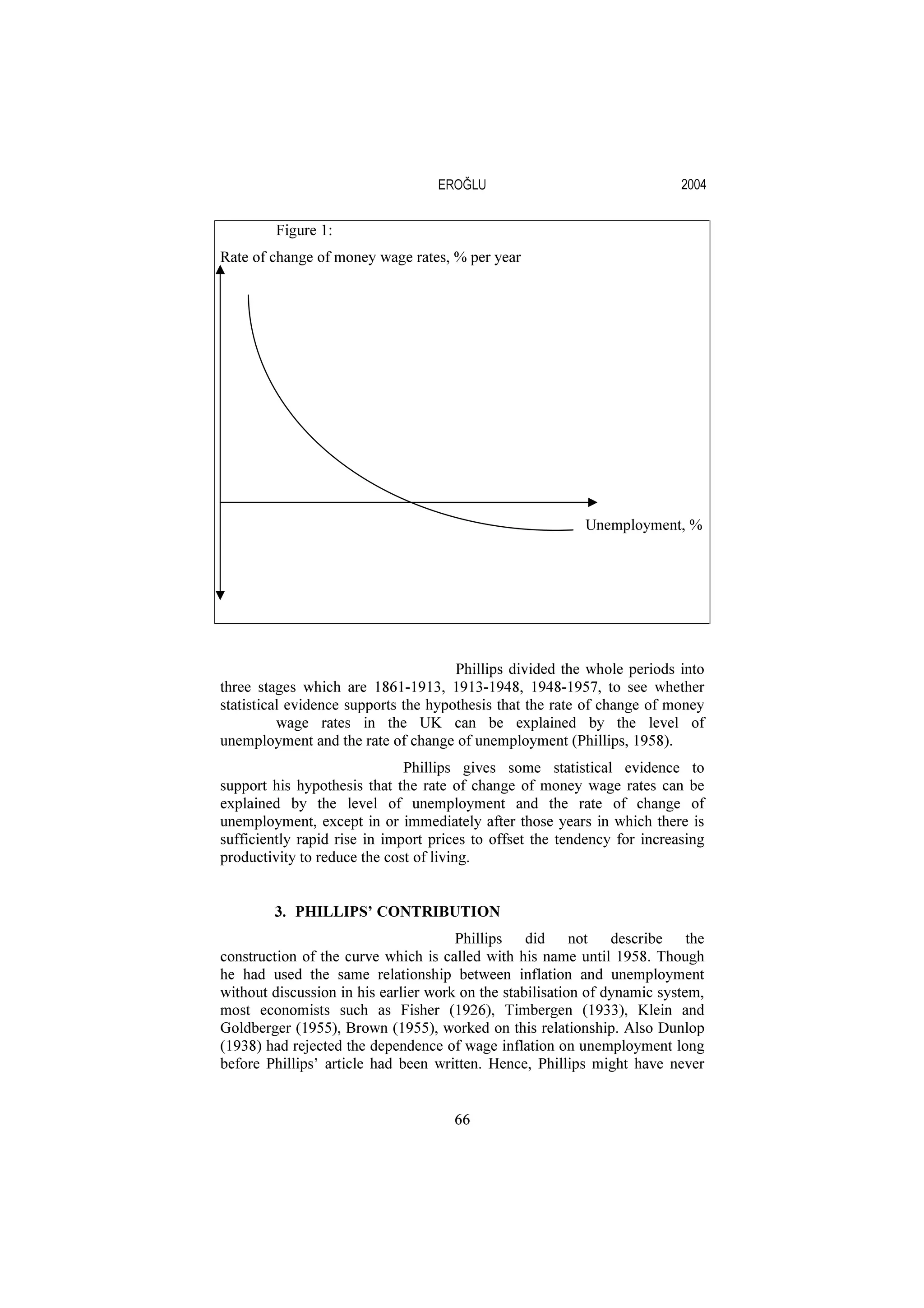 A Note On Phillips Curve (The Phillips Curve Was Simply A Set of ...