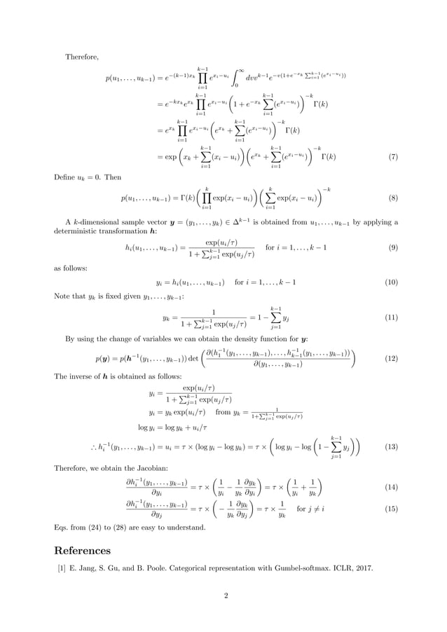 A note on the density of Gumbel-softmax | PDF