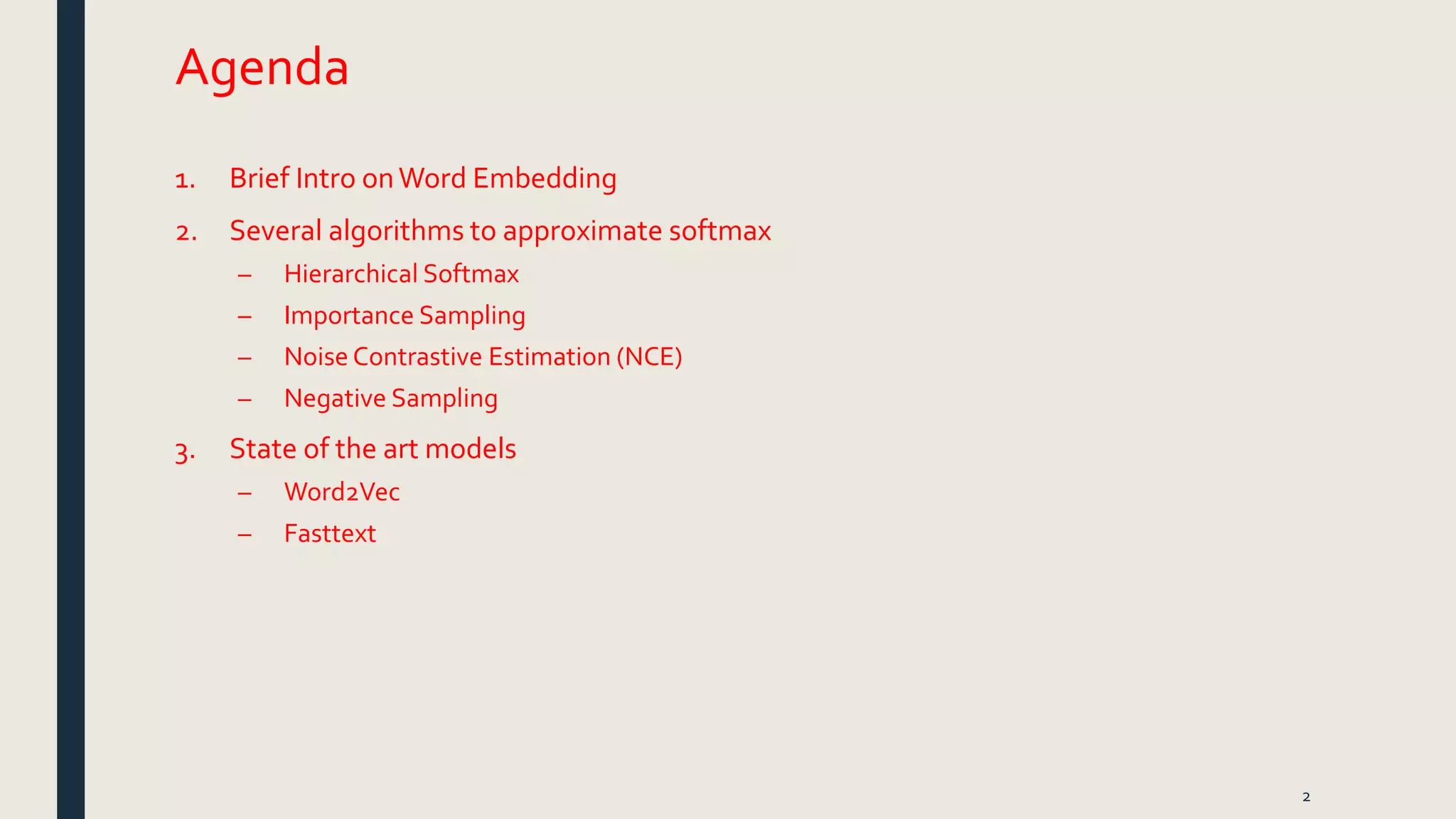 A note on word embedding | PPTX