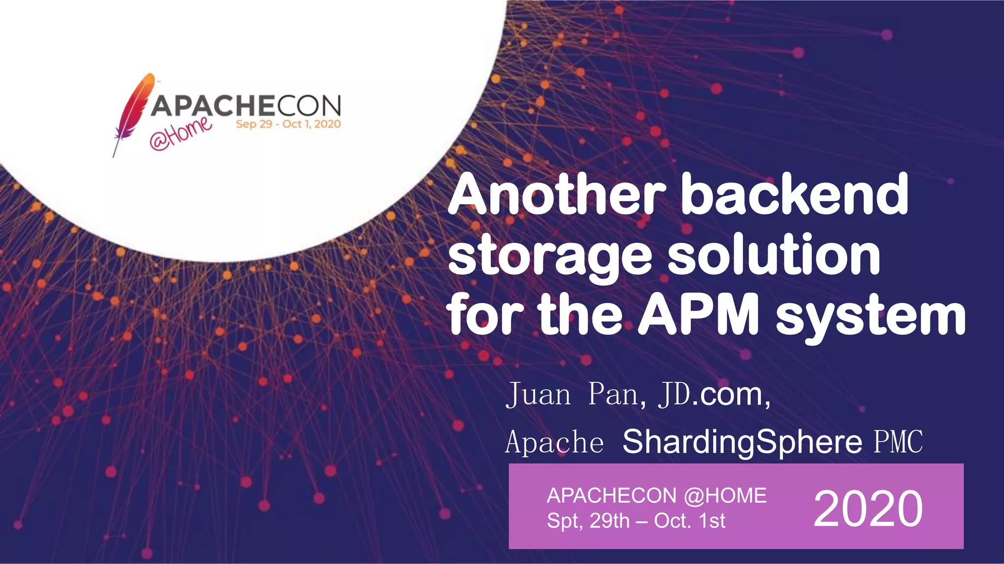 Another backend storage solution for the APM system | PPT